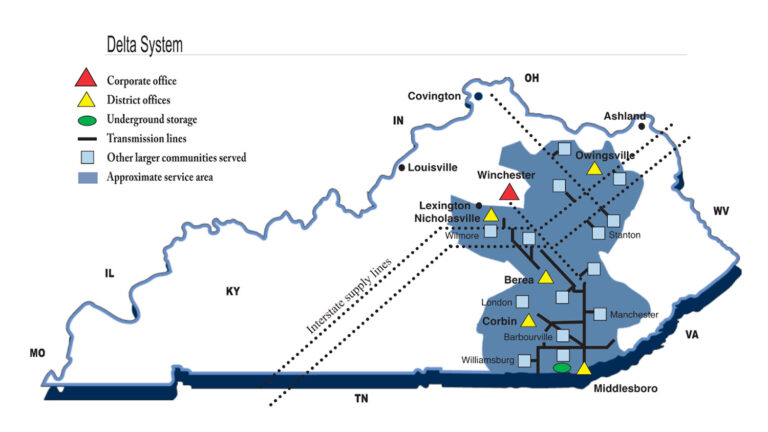 Delta’s Service Area – Delta Natural Gas Company, Inc.
